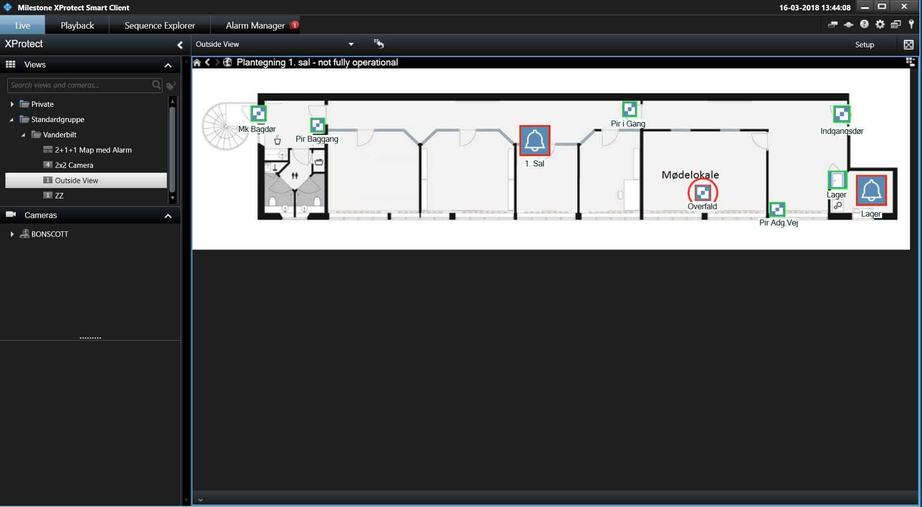 SPC Intrusion Milestone plugin — Vanderbilt SPC