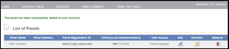 SPC Connect via GPRS Configuration – Vanderbilt SPC