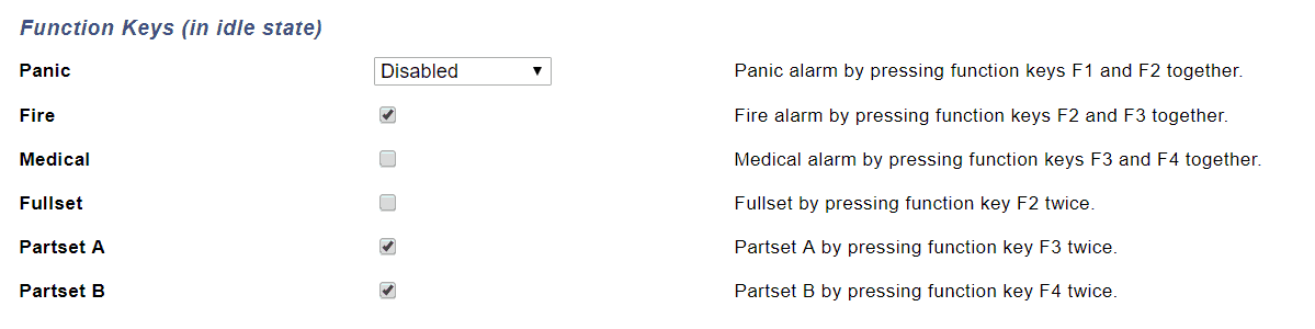 Part Set SPC how to configure and control – Vanderbilt SPC